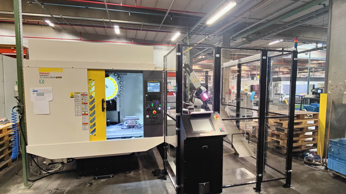 RoboJob has experience in automating Fanuc machines - Robojob