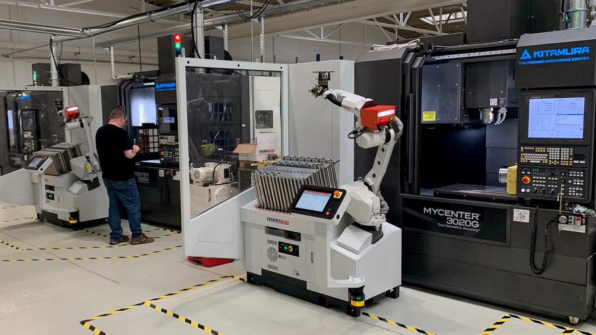 Automate your Kitamura CNC machine - Robojob